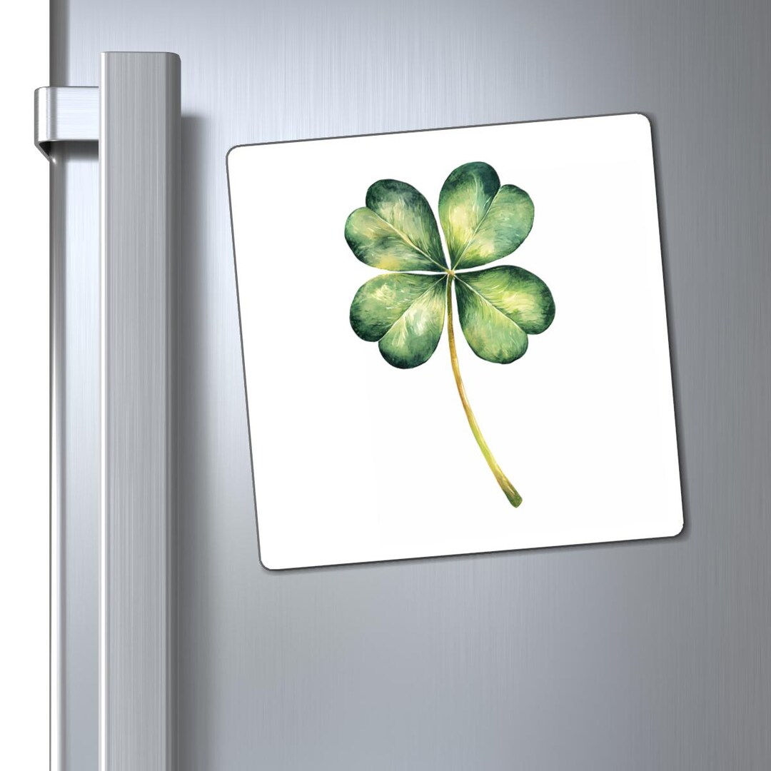 Four Leaf Clover Magnet 4 Leaf Clover Magnet Lucky Four Leaf Clover ...