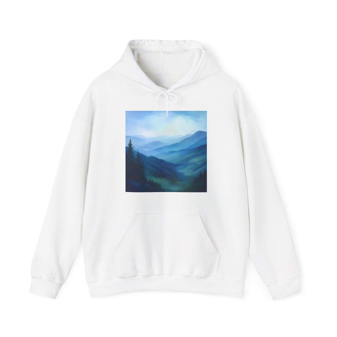 Blue Ridge Mountain Unisex Heavy Blend Hooded Sweatshirt Blue Ridge ...