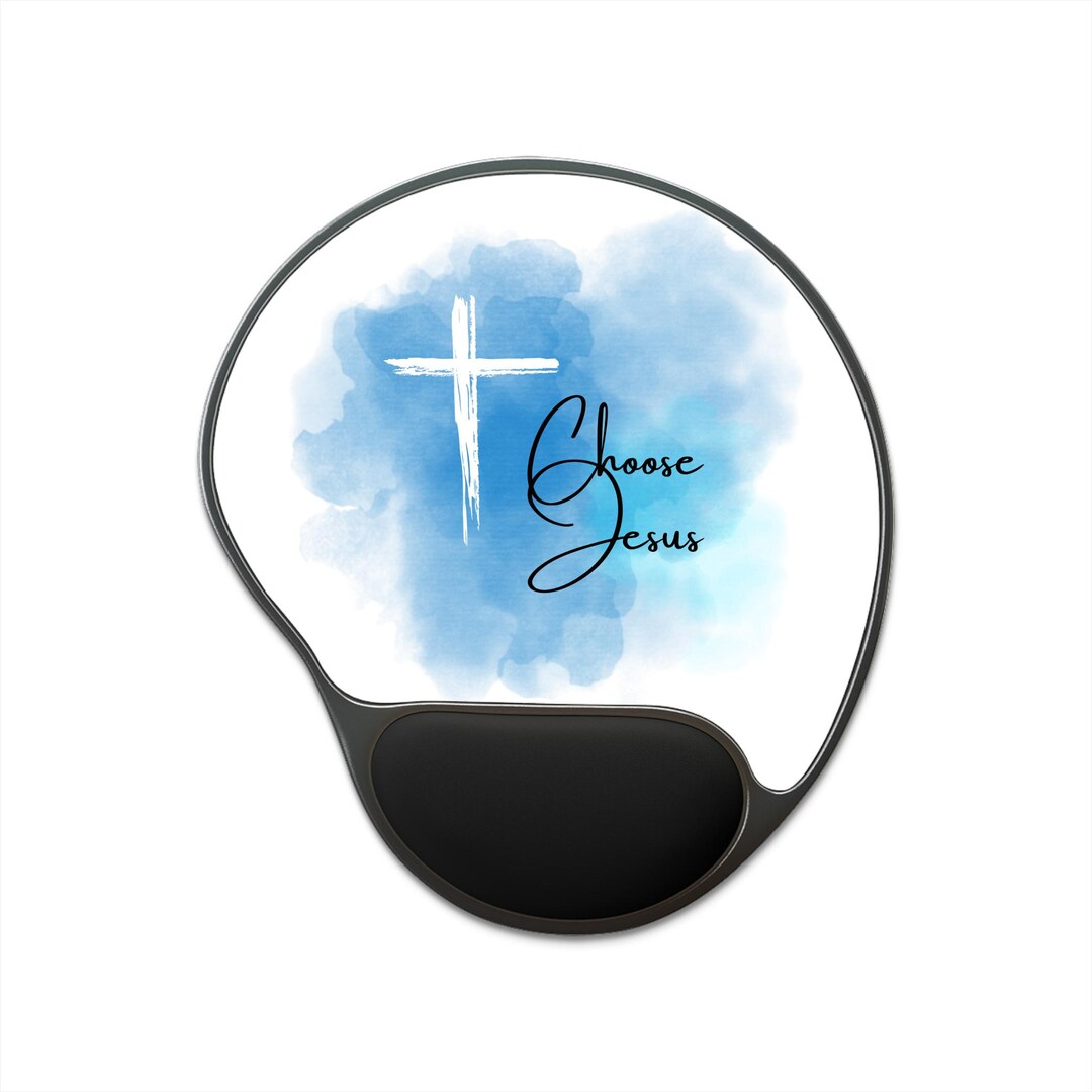 Choose Jesus Mouse Pad With Wrist Rest Christian Mouse Pad for Student ...