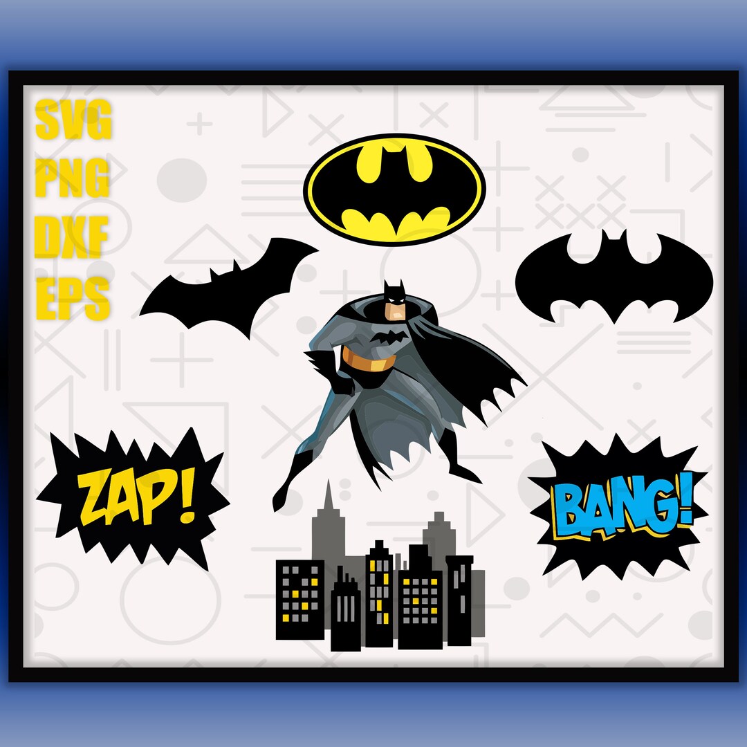 Batman SVG Bat Svg Batman Batman Clipart Batman Birthday - Etsy