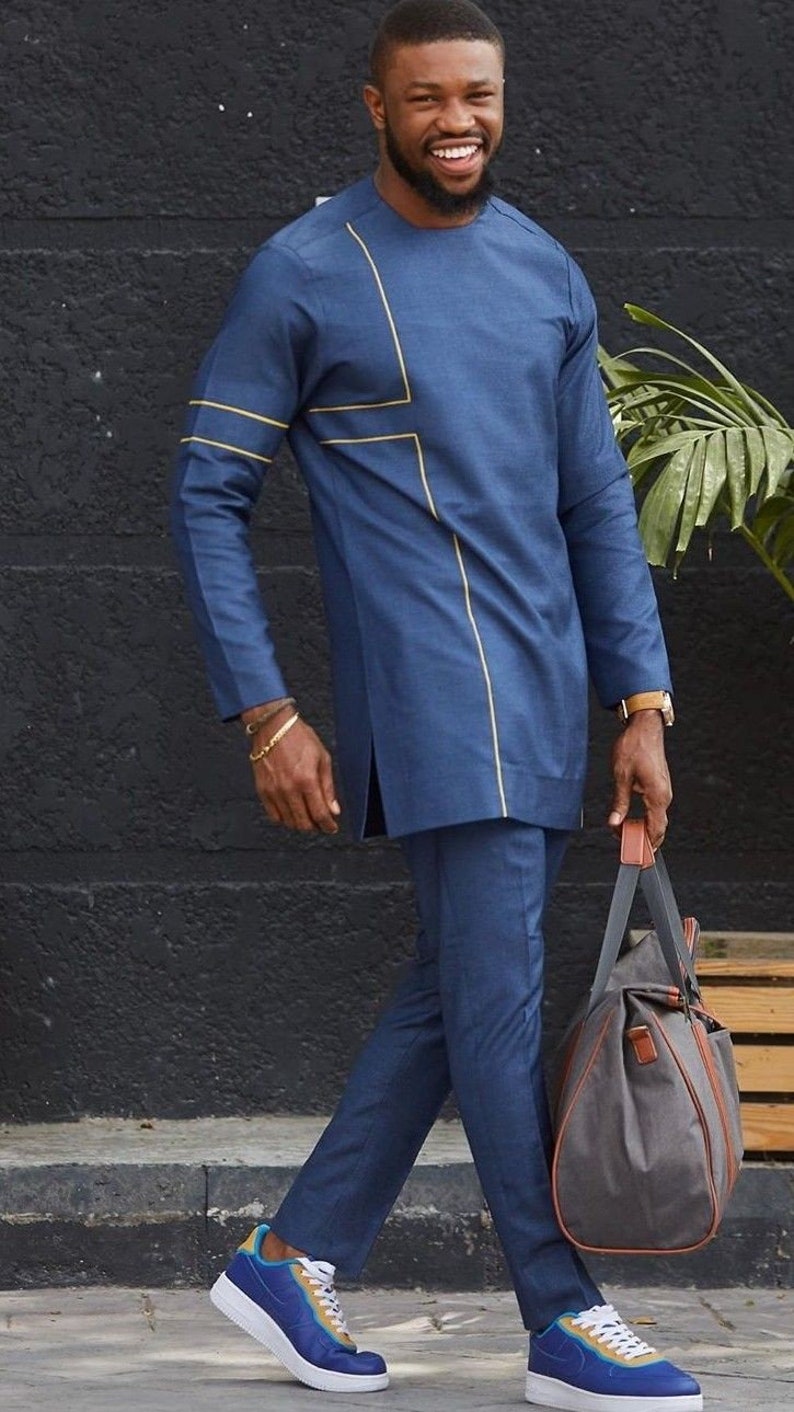 African Men Clothing, African Wedding Suit, African Groom Suit African ...