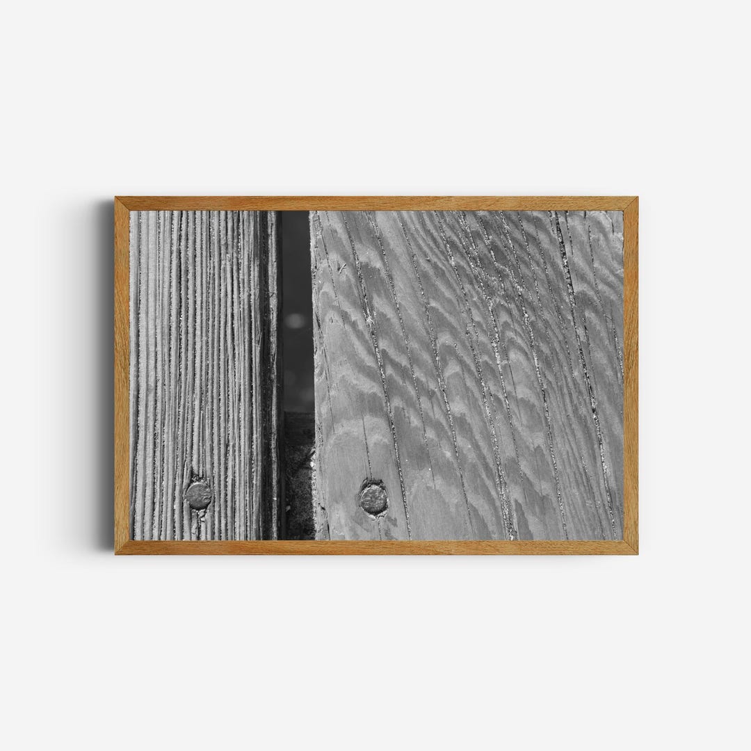 Pier Planks Black and White Photography Print (digital Download) - Etsy