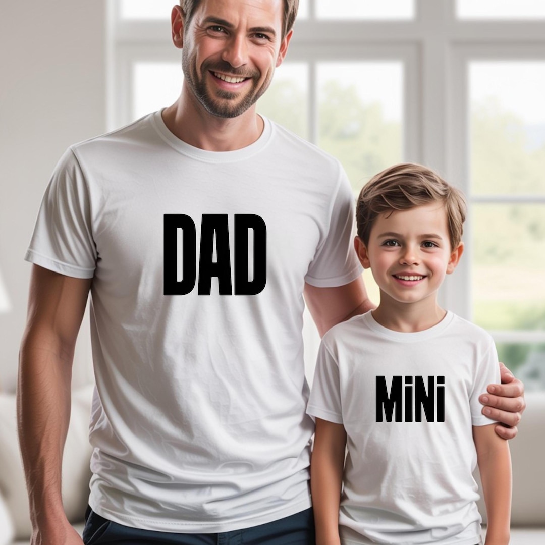 Father Son Matching Set – Minimal Family Outfit for Everyday Wear - Etsy