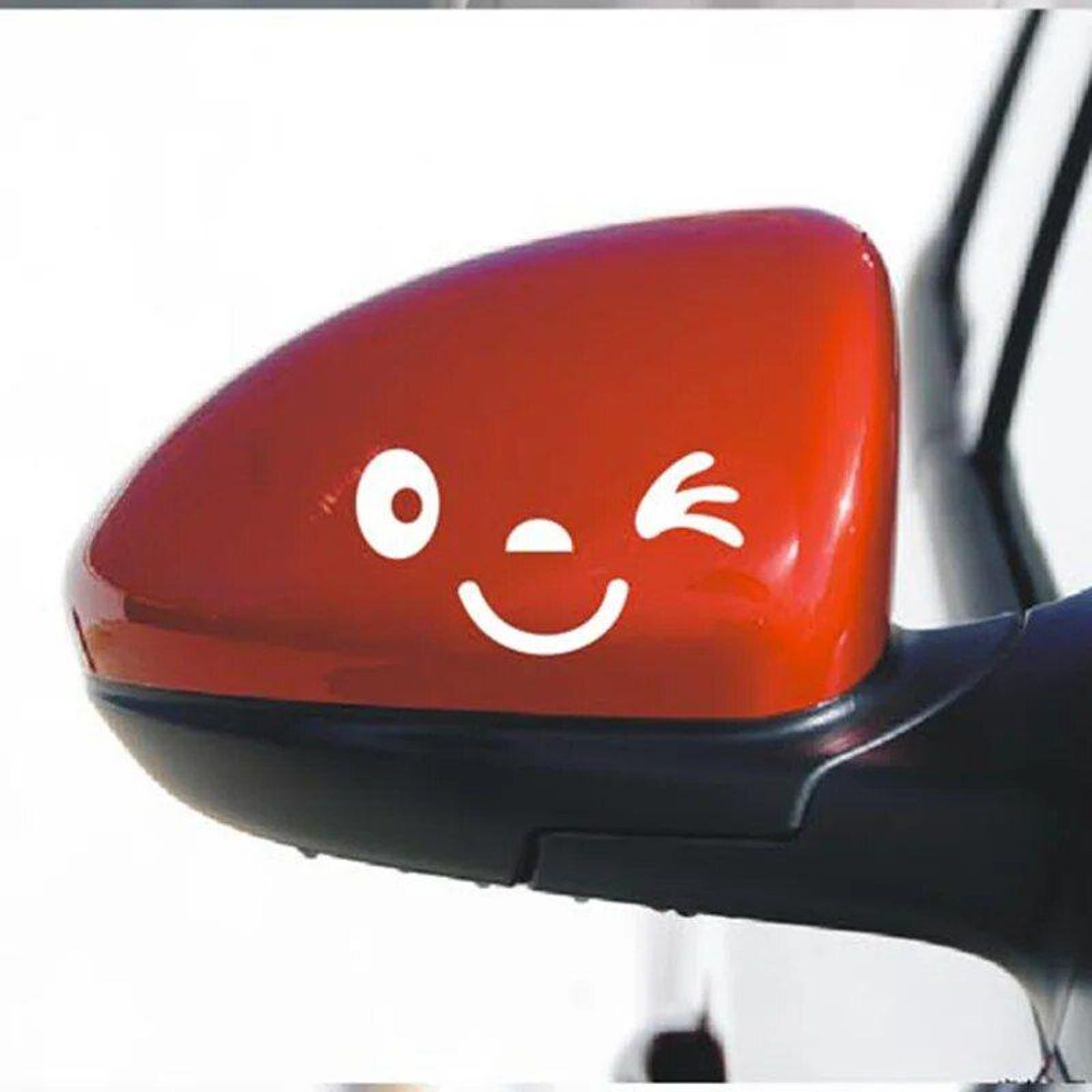 Auto Stickers | 2pcs Cute Smile Car Sticker Rearview Mirror Sticker Car ...