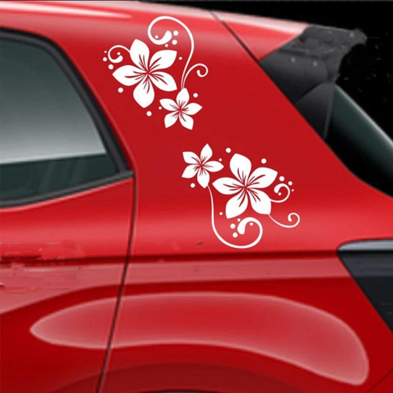 Floral Car Decals - Etsy
