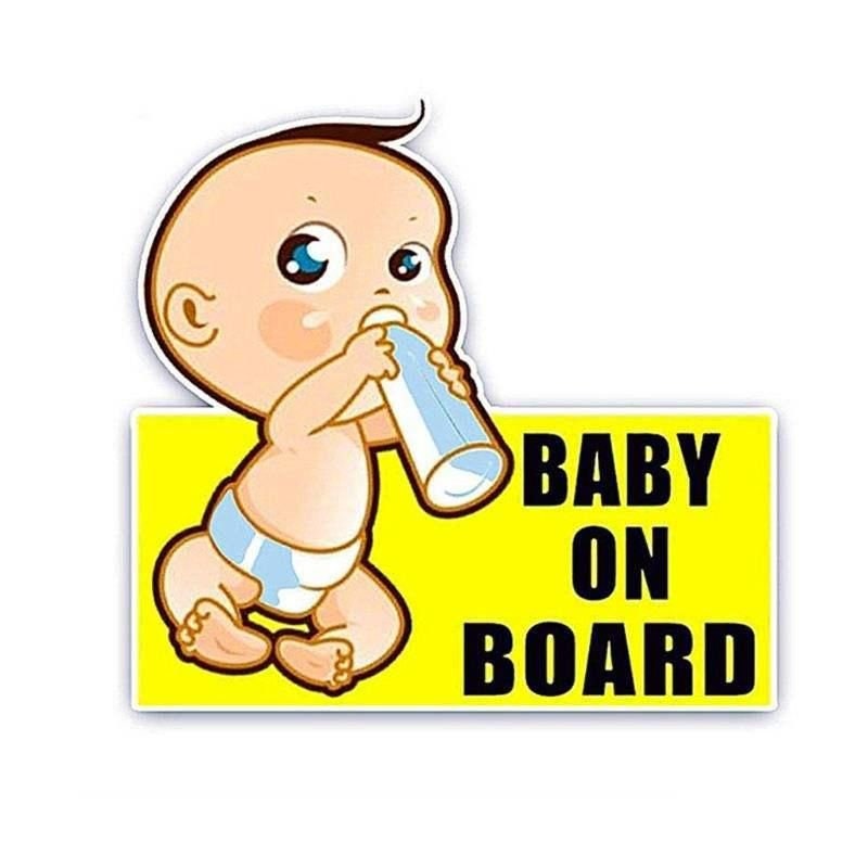 Reflective Baby on Board Safety Sticker for Cars High-visibility Child ...