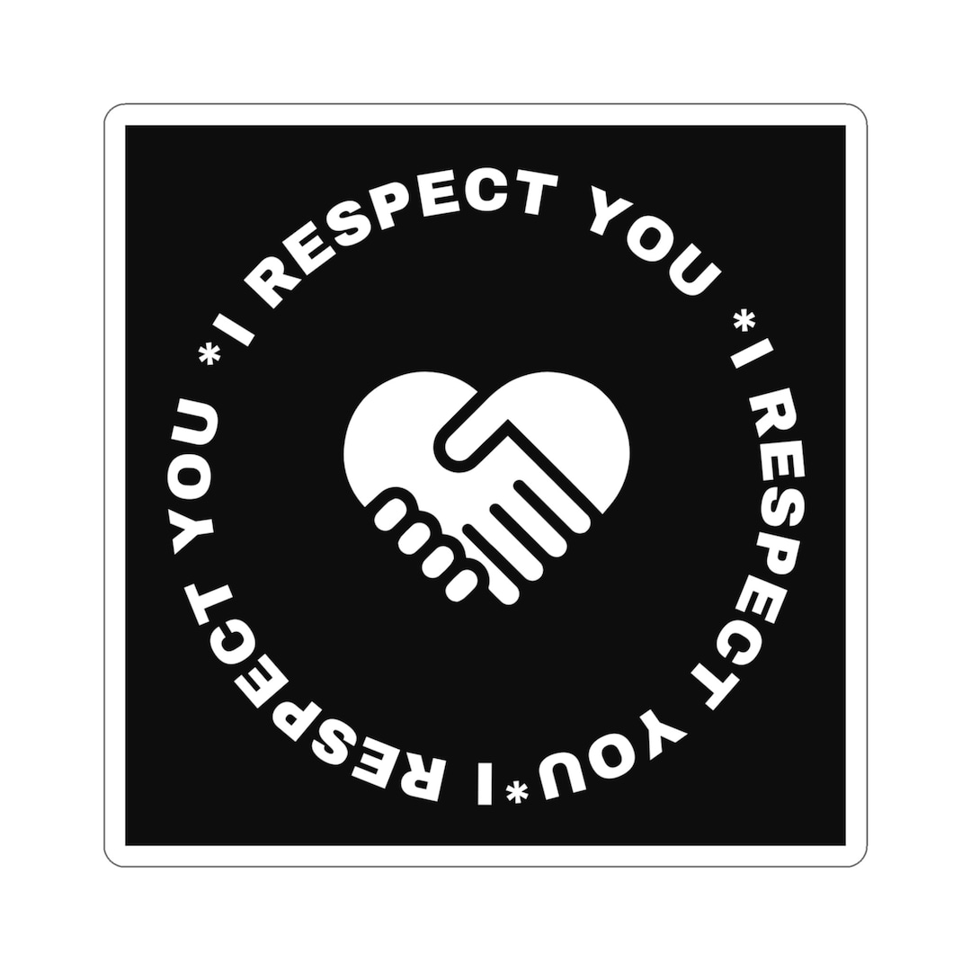 Respect Stickers - Etsy