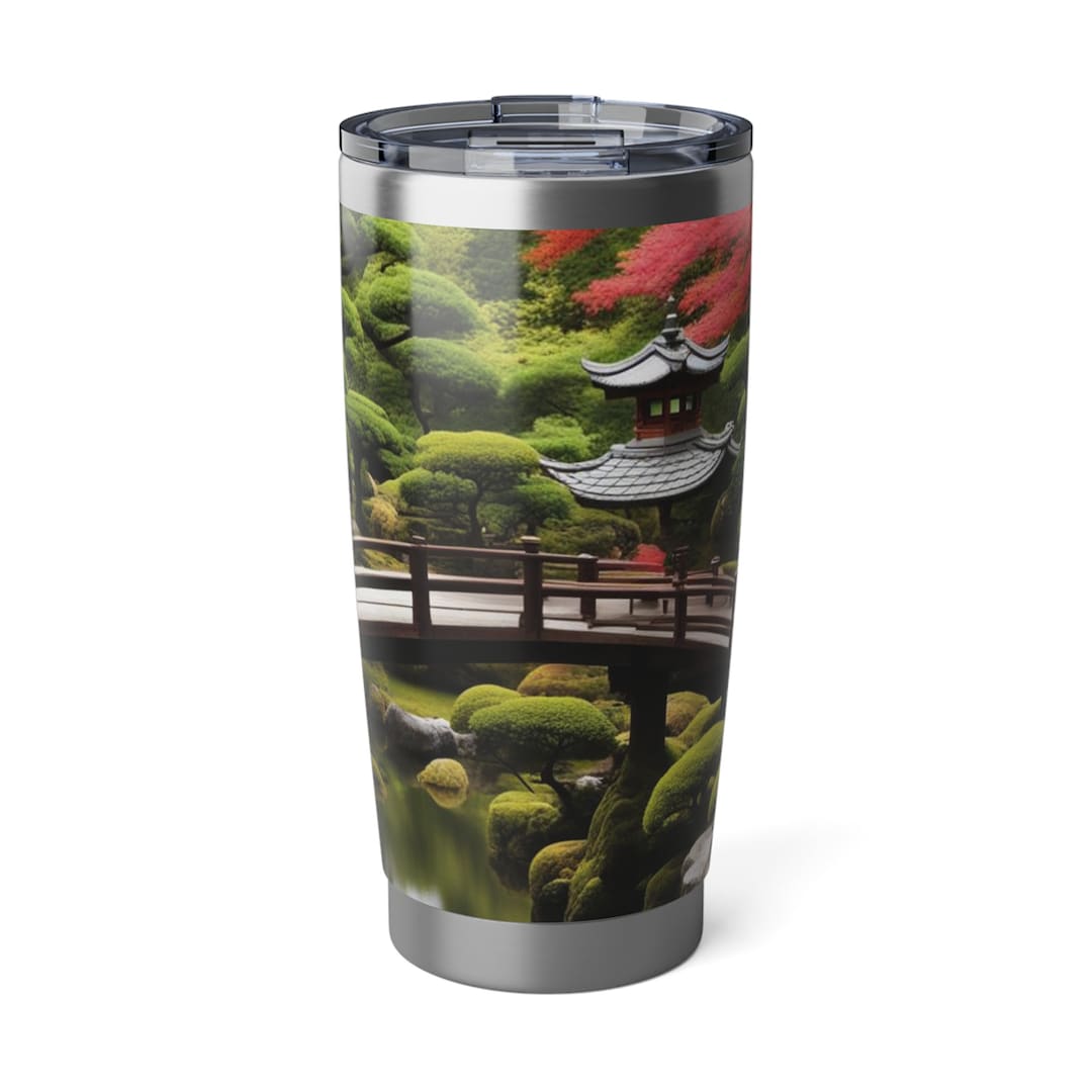 Japanese Garden 20oz Tumbler Stainless Steel Tumbler - Etsy