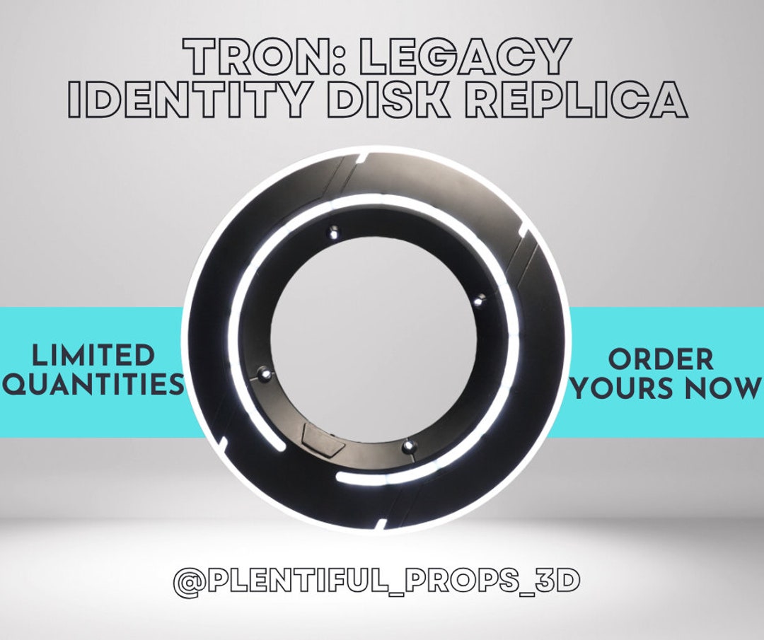 Tron Identity Disk Functional Prop Replica lightssounds - Etsy