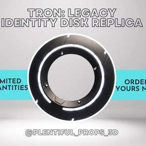 Tron Identity Disk Functional Prop Replica lightssounds - Etsy