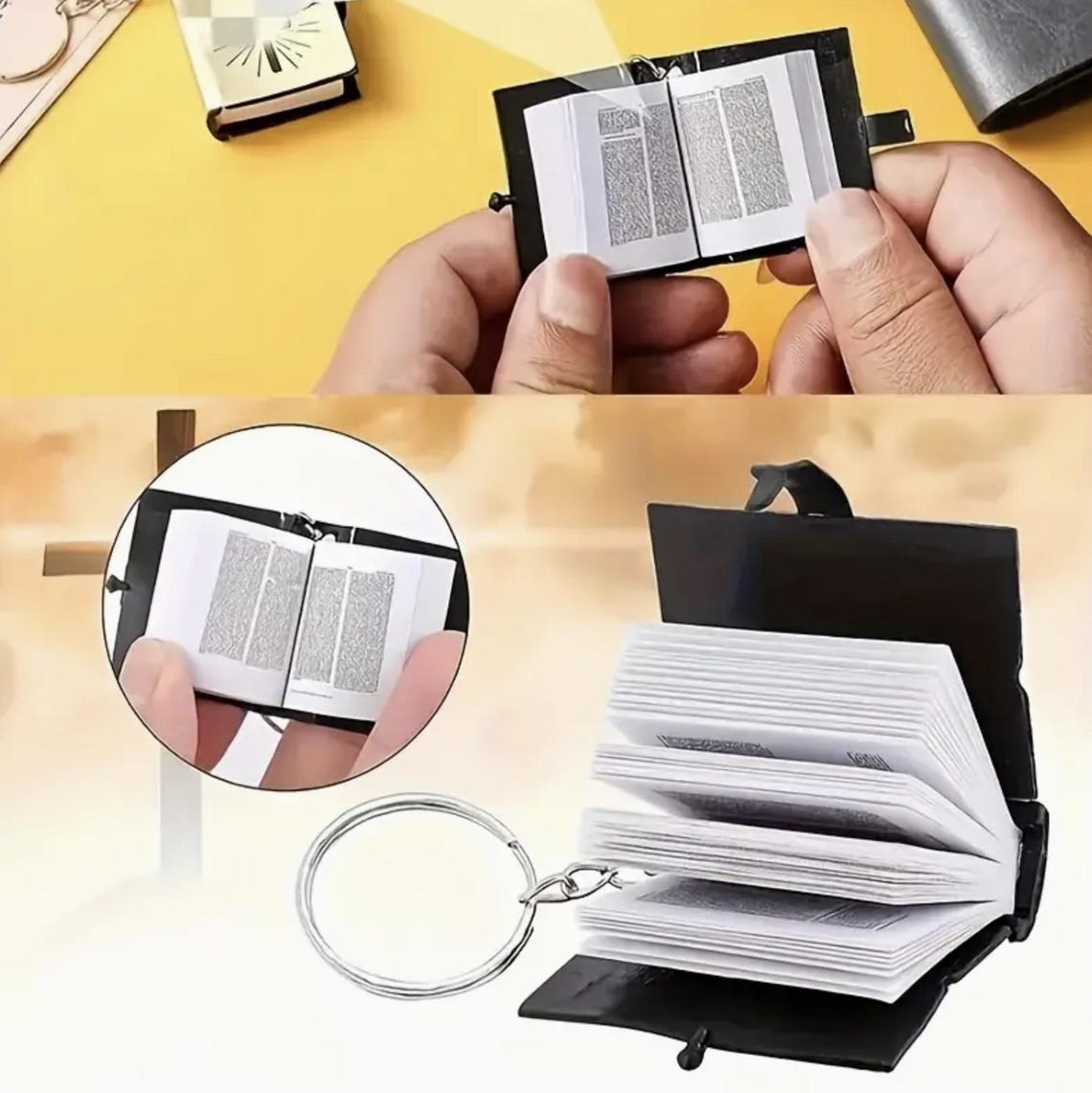 Mini Holy Bible Keychain – Christian Gift, Scripture Keychain ...