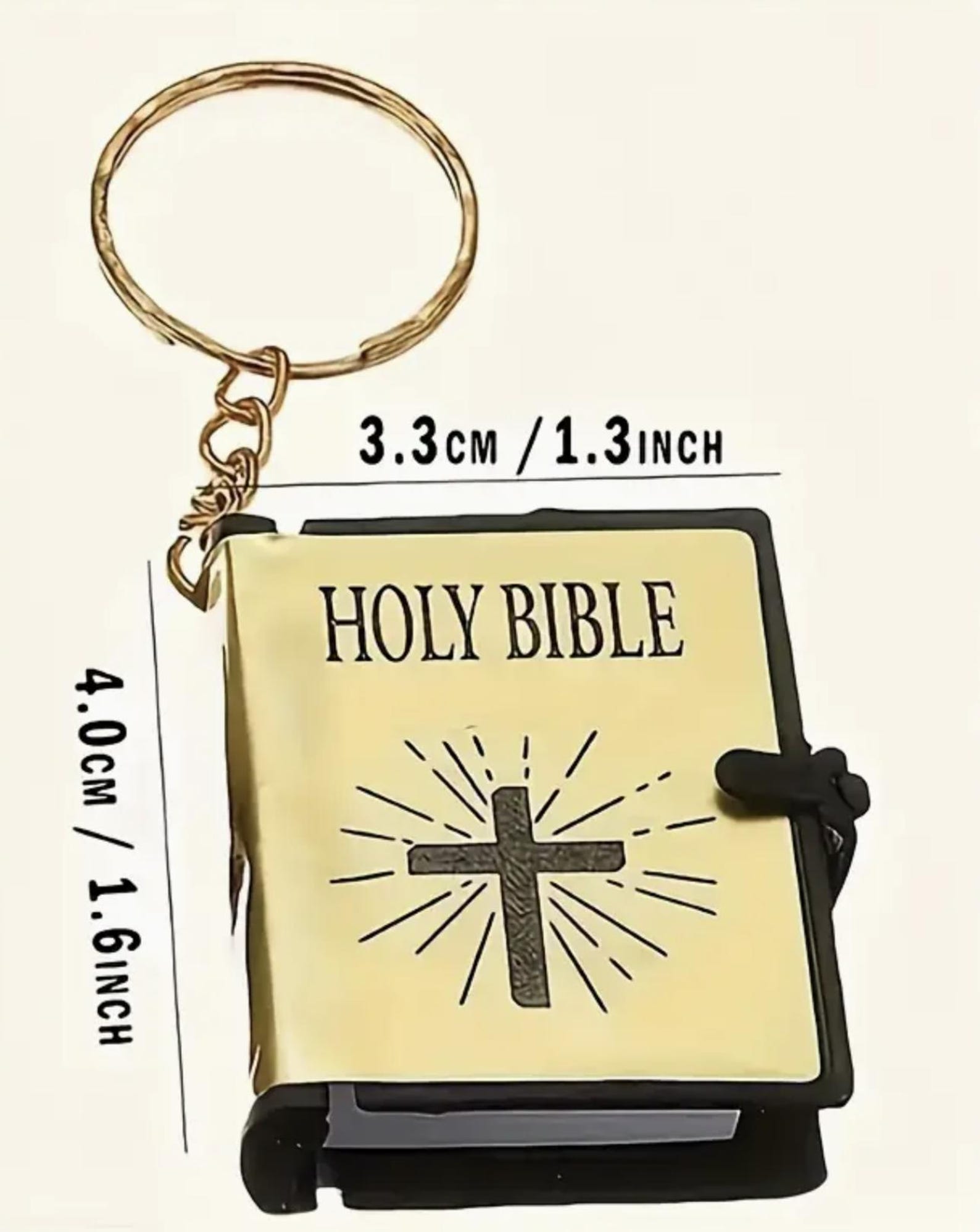 Mini Holy Bible Keychain – Christian Gift, Scripture Keychain ...