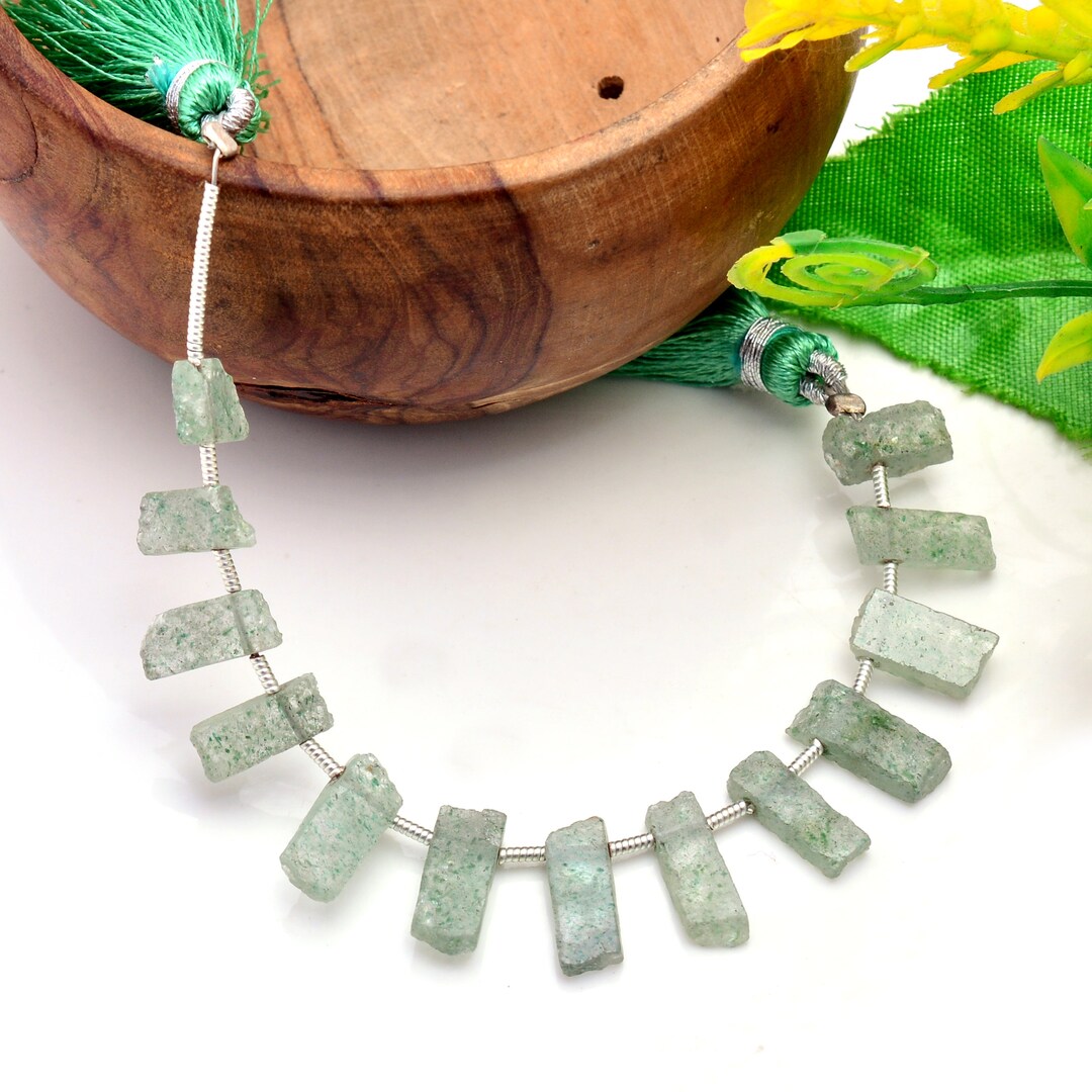 Grapholite Smooth Stick Shape Gemstone Beads Strand 4" Inch Strand ...