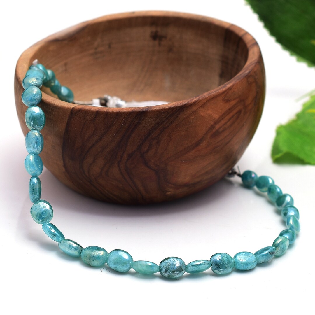 Mystic Royal Silverite Smooth Oval Shape Strand Semi Precious Stone ...