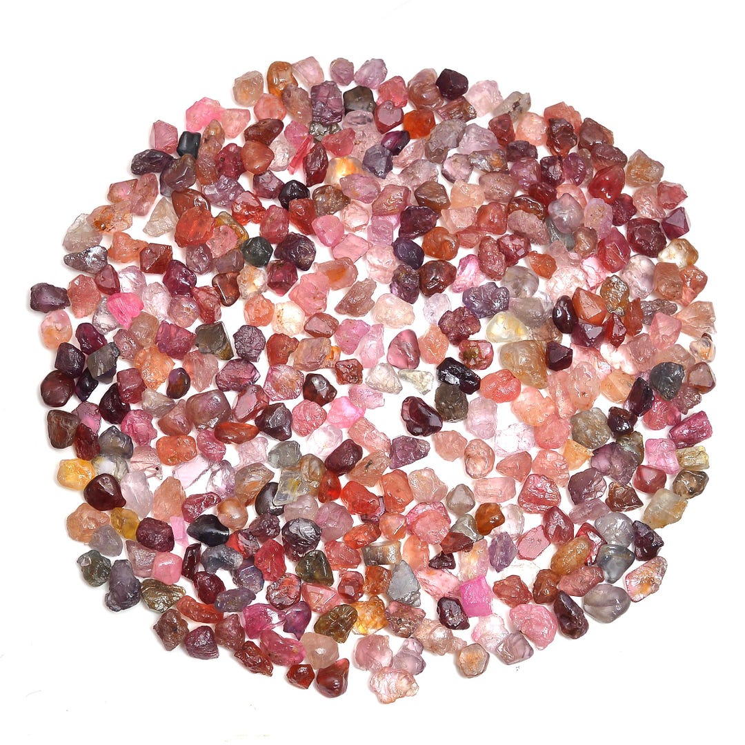Unique Colorful Natural Multi-color Spinel Rare Spinel Gemstone Rough ...