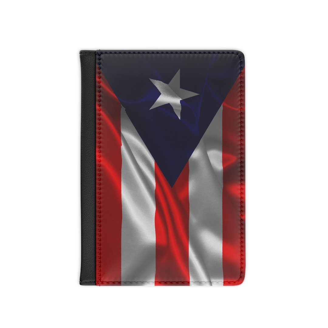 Puerto Rico Flag Leather Passport Cover Wallet - Etsy