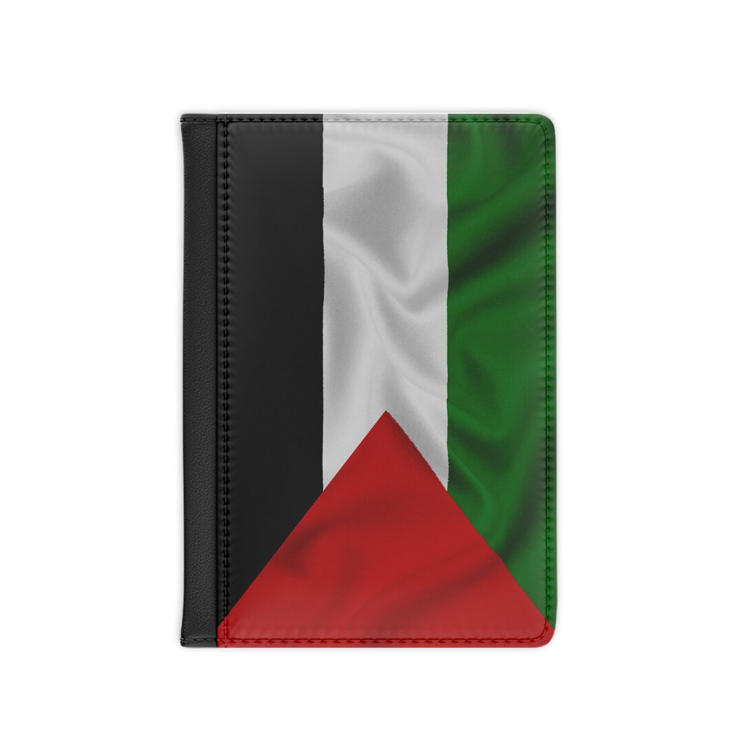 Palestine Flag Leather Passport Cover Wallet - Etsy