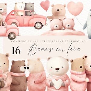 Valentines Bear Clipart, Love Bears, Cute Bears, Love Clipart ...