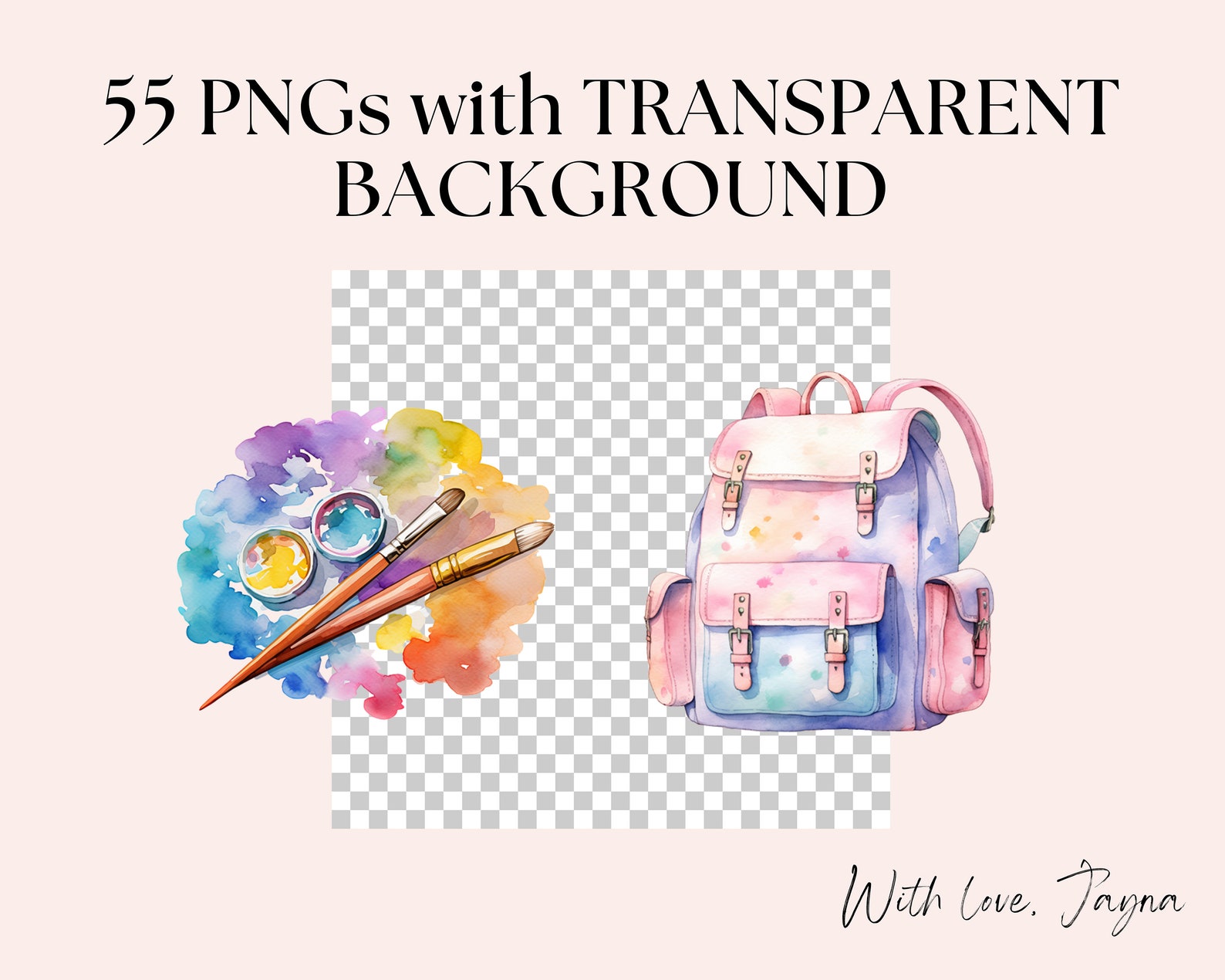 Classroom, School Watercolor Cliparts, Teacher Clip Art, Transparent ...