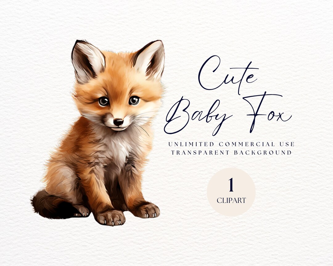 Baby Fox Png | Woodland Animals | Paper Crafts | Transparent Pngs | Png ...