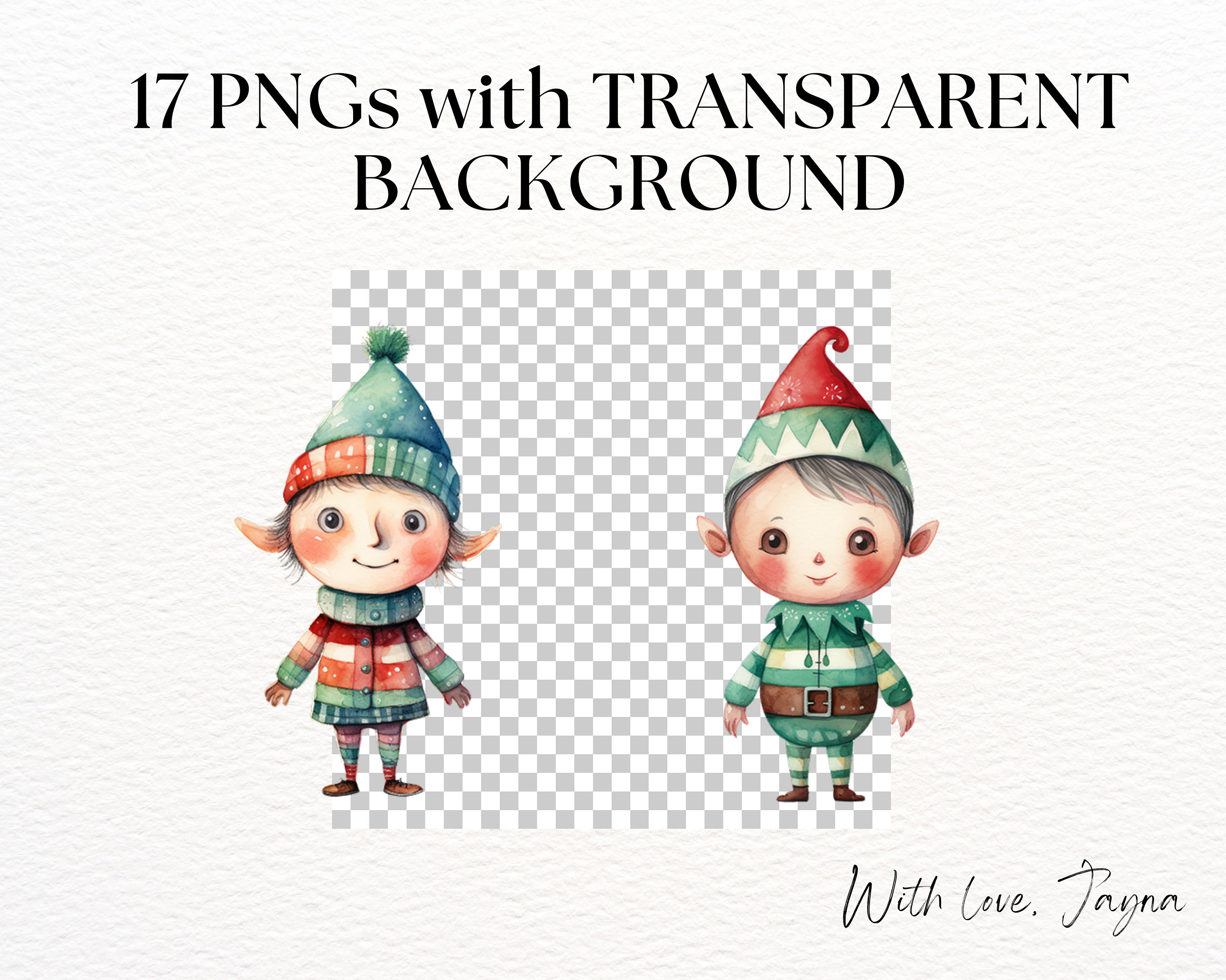 Santa Claus Helpers Clipart Png Christmas Boy Clipart Kids Christmas ...