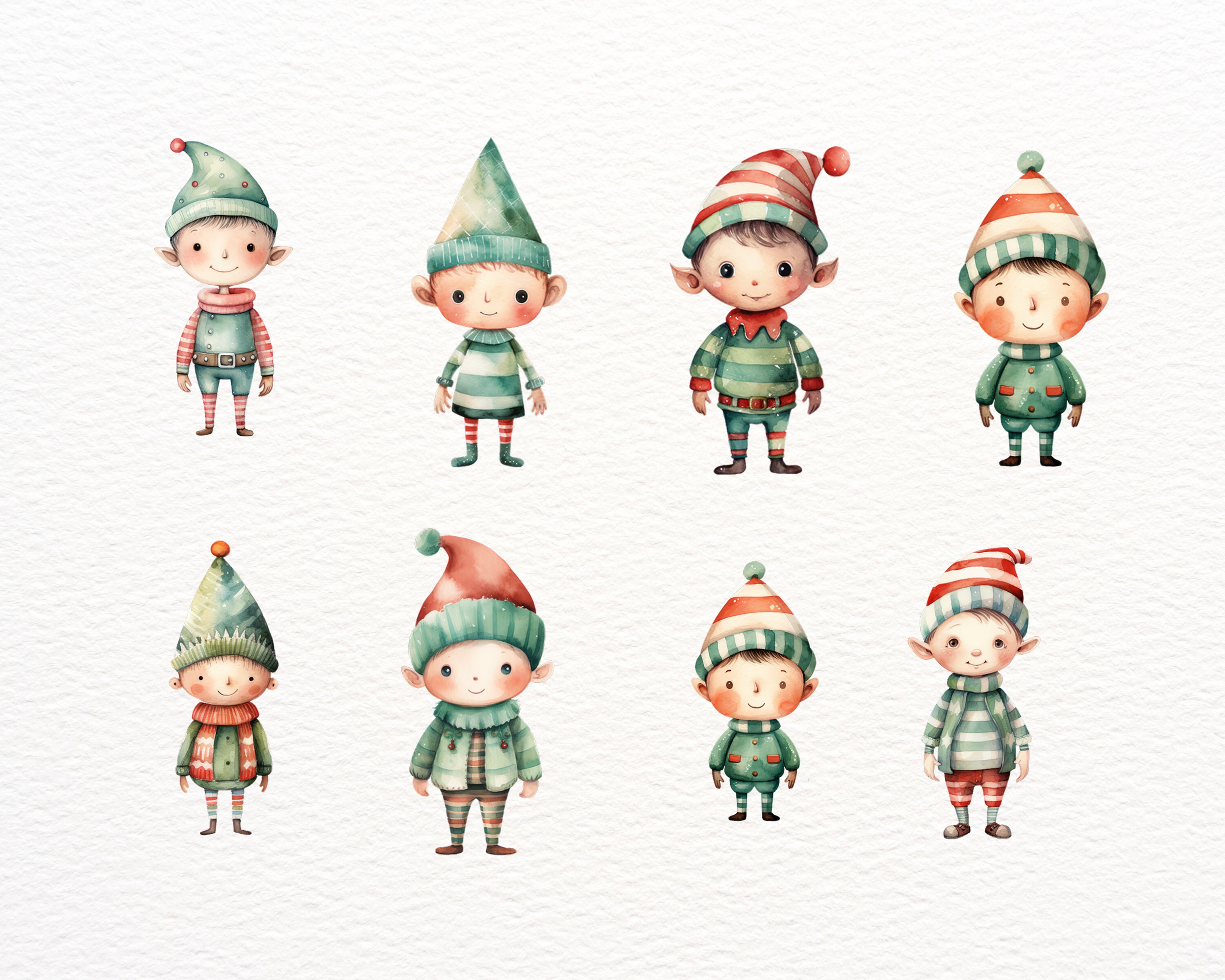 Santa Claus Helpers Clipart Png Christmas Boy Clipart Kids Christmas ...