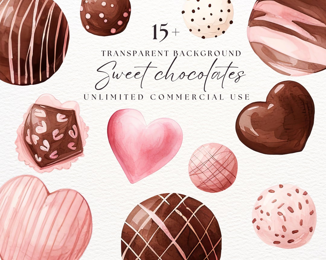 Valentine's Chocolates Clipart | Sweets Clipart | Valentines Clipart ...