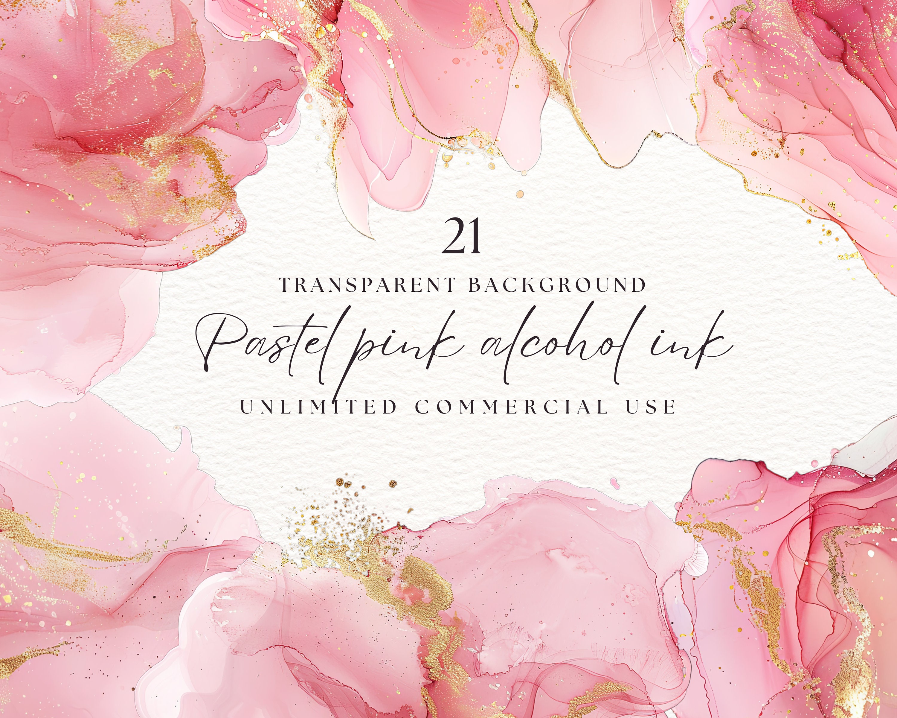 Pastel Pink Alcohol Ink Png | Commercial Use | Logo Background Png ...