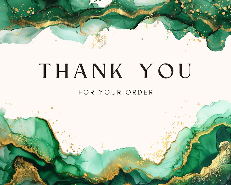 Green Emerald Agate Borders Clipart, Gold Emerald, Deluxe Envelope ...