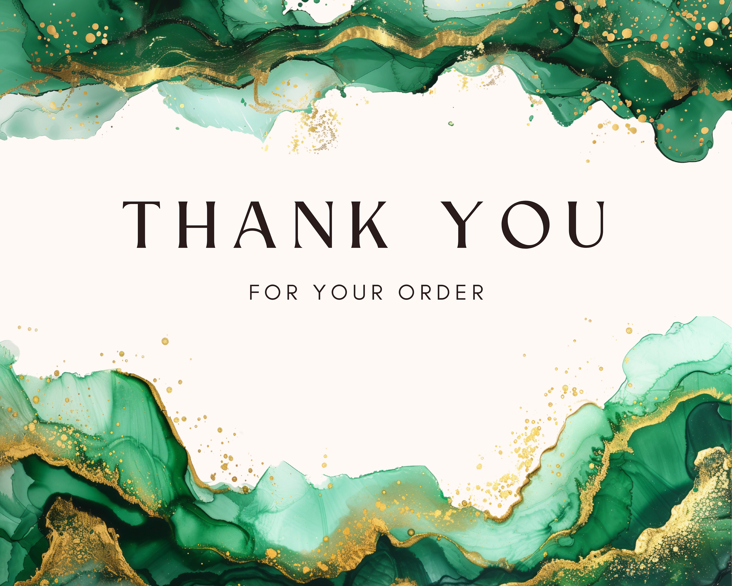 Green Emerald Agate Borders Clipart, Gold Emerald, Deluxe Envelope ...