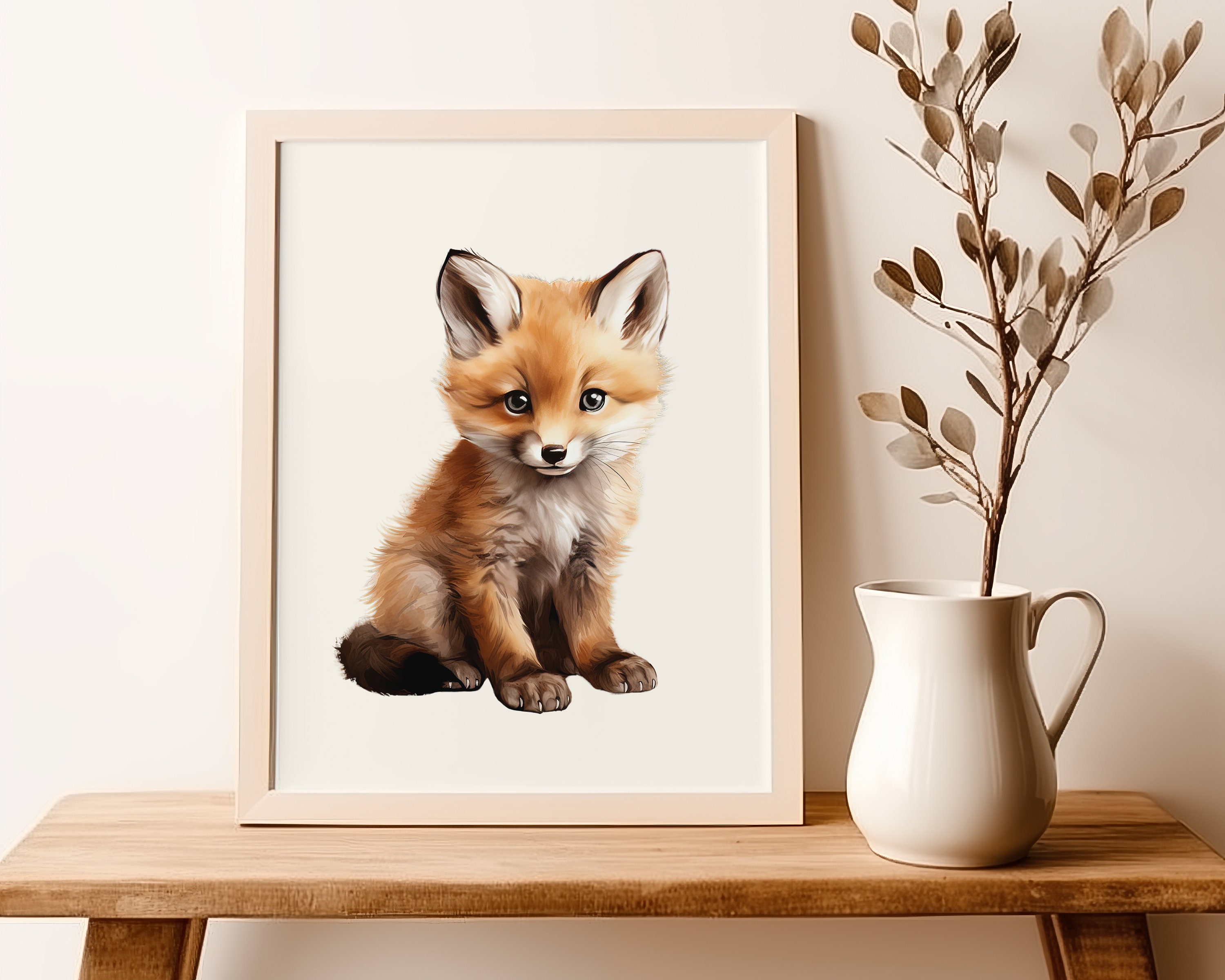 Baby Fox Png | Woodland Animals | Paper Crafts | Transparent Pngs | Png ...