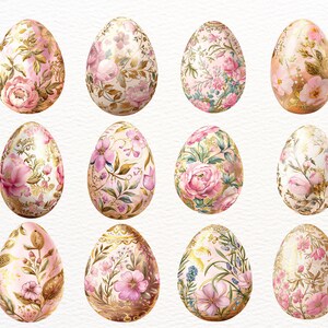 Watercolor Easter Eggs Clipart | Personalized Gifts | Instant Download ...