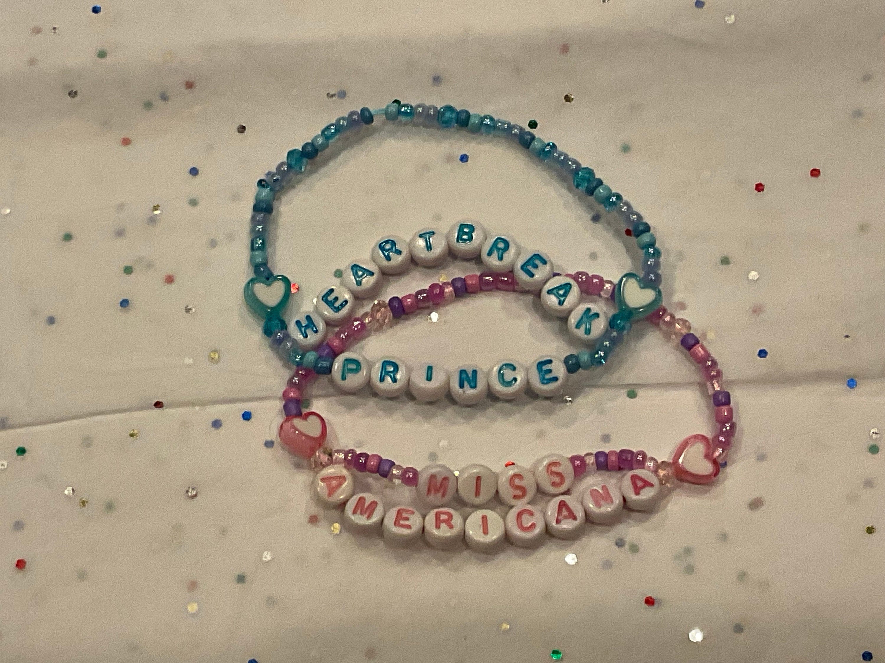 Miss Americana & the Heartbreak Prince Bracelets - Individual or Set ...