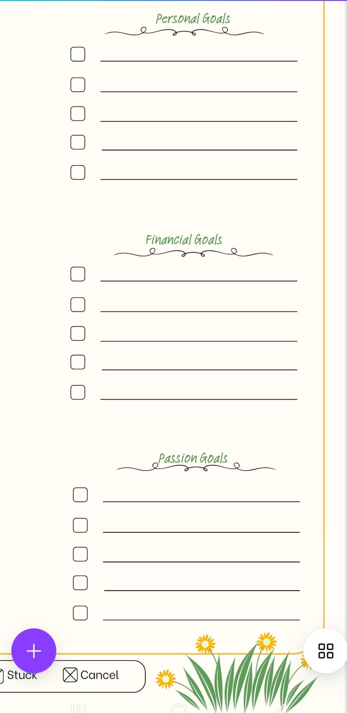 2024 Aesthetic Goals List, Yearly Goals Checklist, Goals List Template ...