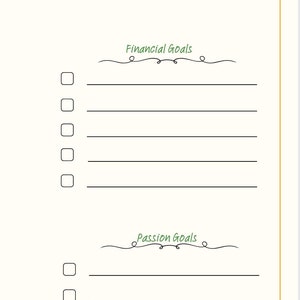 2024 Aesthetic Goals List, Yearly Goals Checklist, Goals List Template ...