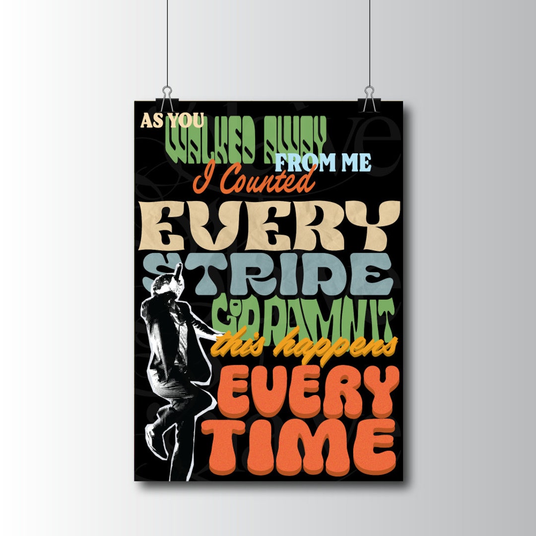 Glaive Poster - 'im Nothing Thats All I Am' (every Stride) - Etsy
