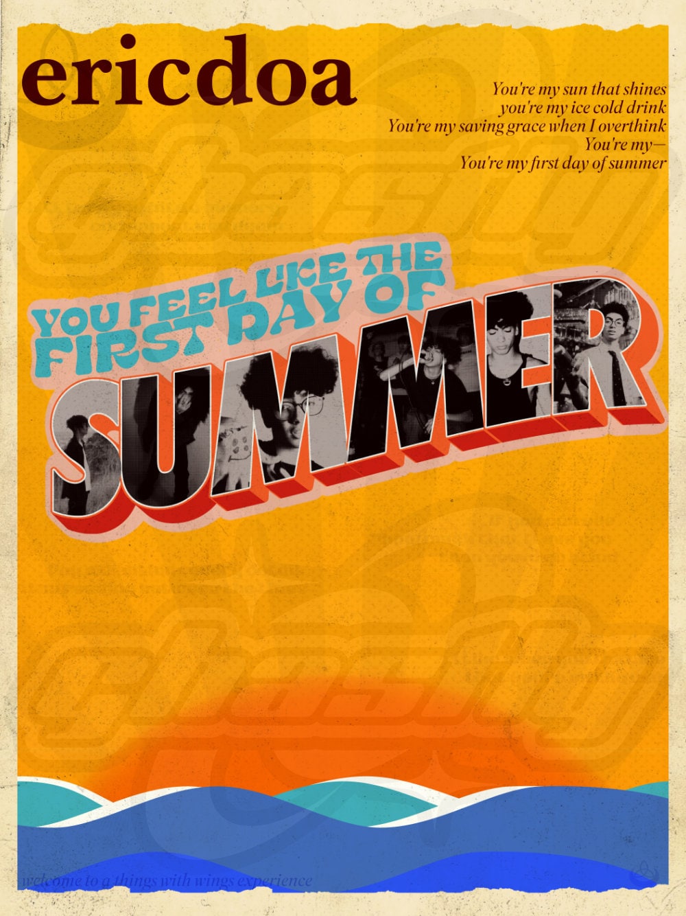 Postcard Inspired Ericdoa Poster - 'first Day of Summer', Things With ...