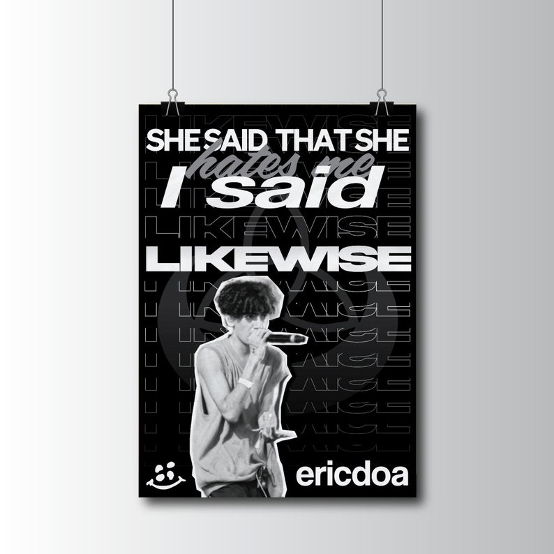 ERICDOA POSTER - Likewise - Etsy