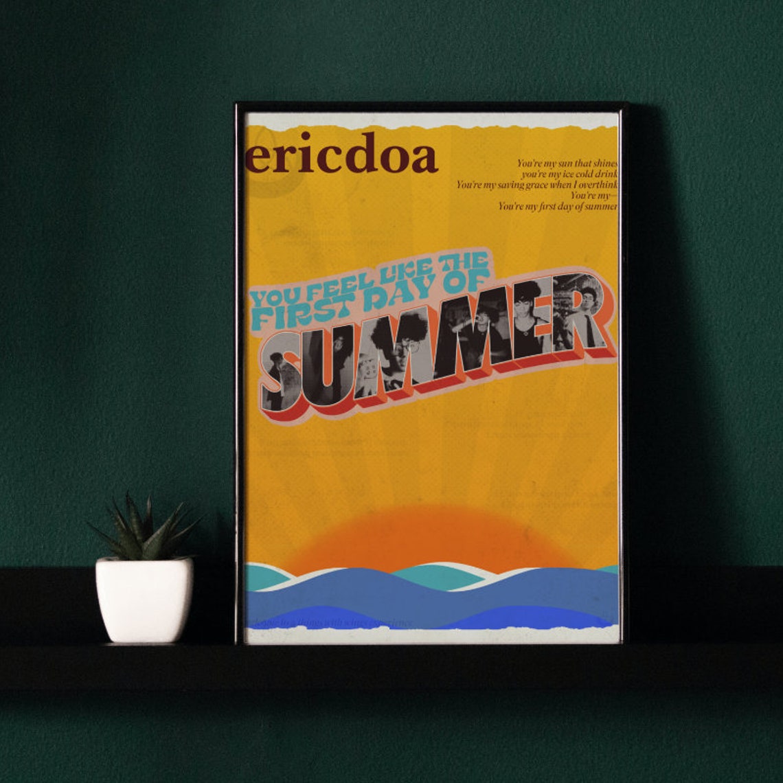 Postcard Inspired Ericdoa Poster - 'first Day of Summer', Things With ...