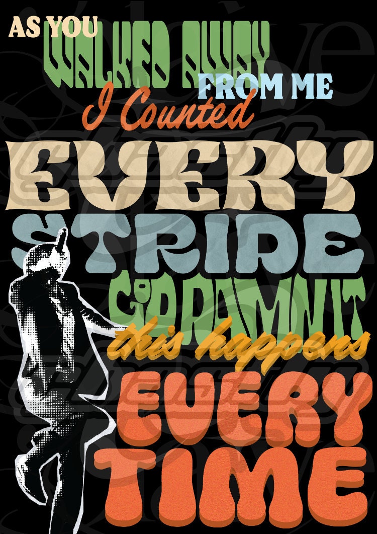 Glaive Poster - 'im Nothing Thats All I Am' (every Stride) - Etsy