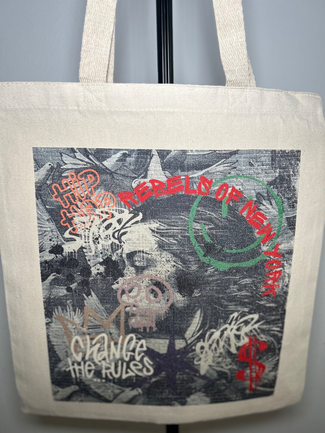 Rebels of New York Tote Bag, Rebel Heart Tote Bag, Free Spirit Tote Bag ...