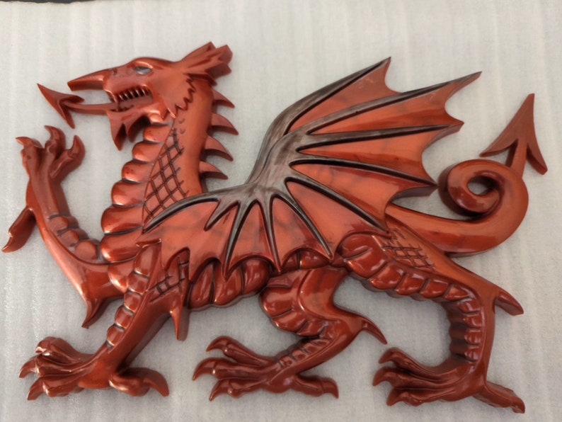 Welsh Epoxy Resin Dragon - Etsy