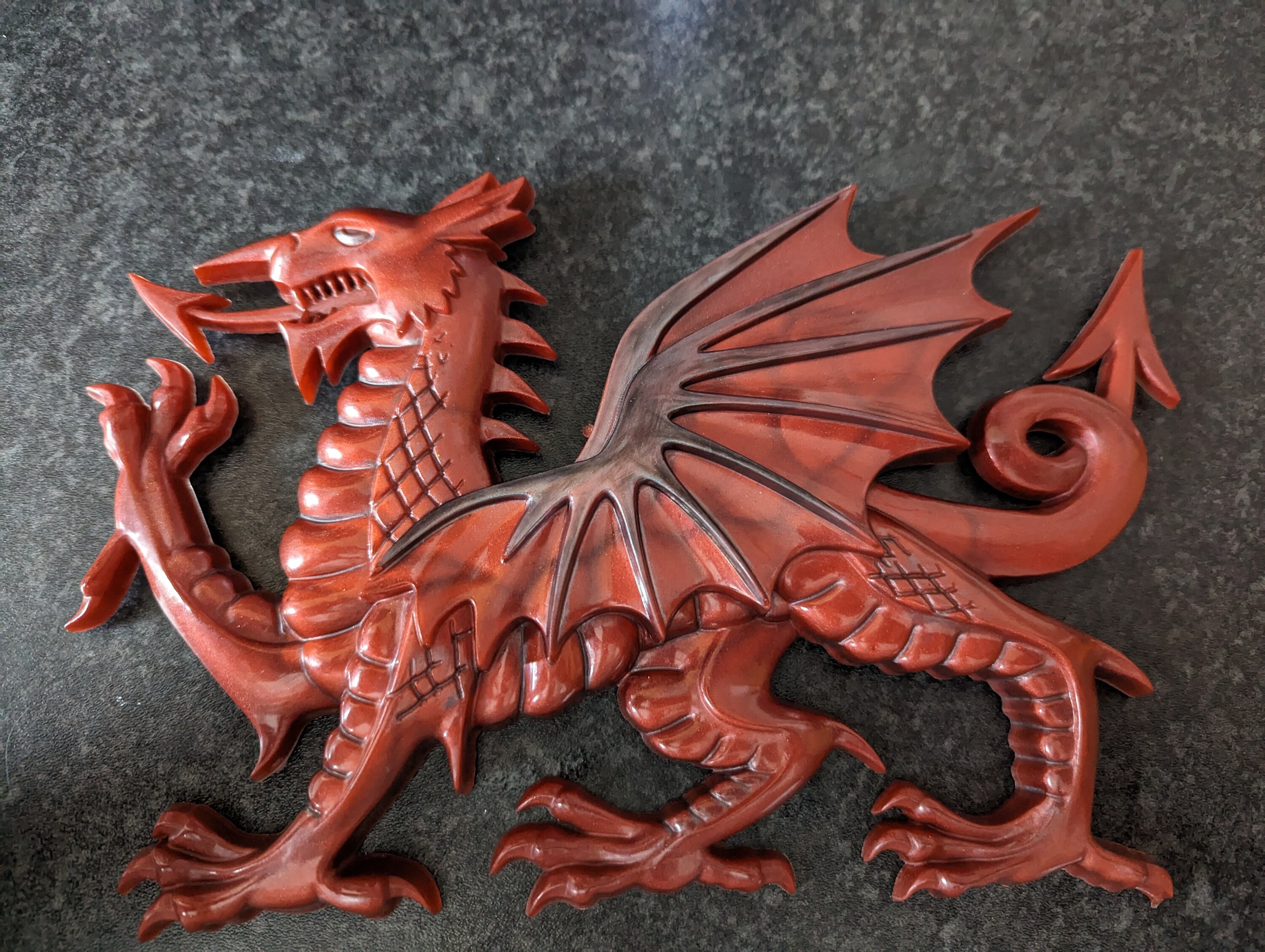 Welsh Epoxy Resin Dragon - Etsy
