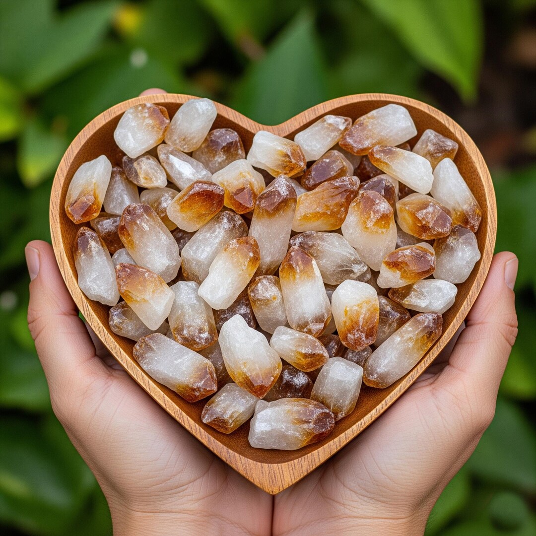 Raw Citrine Stones, Rough Chunks, November Birthstone, Solar Plexus ...