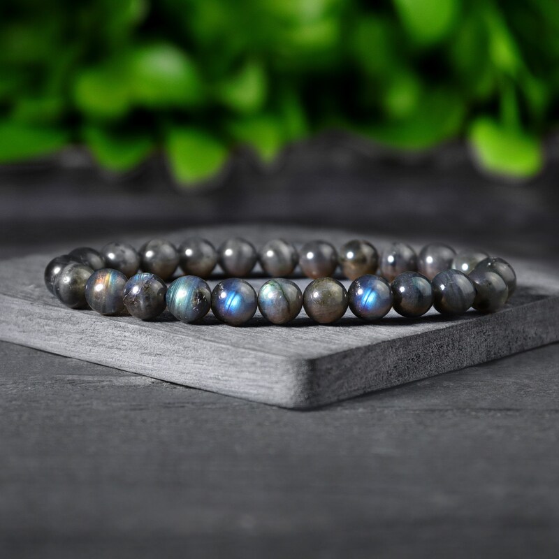 Labradorite Bracelet - Etsy
