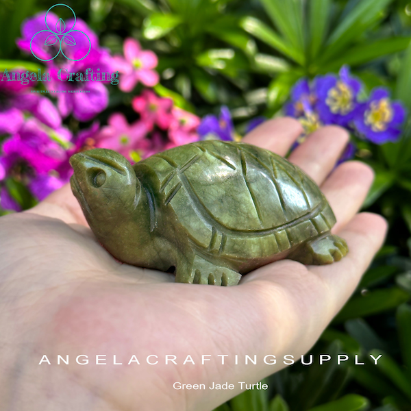 Carved Jade Turtle - Etsy