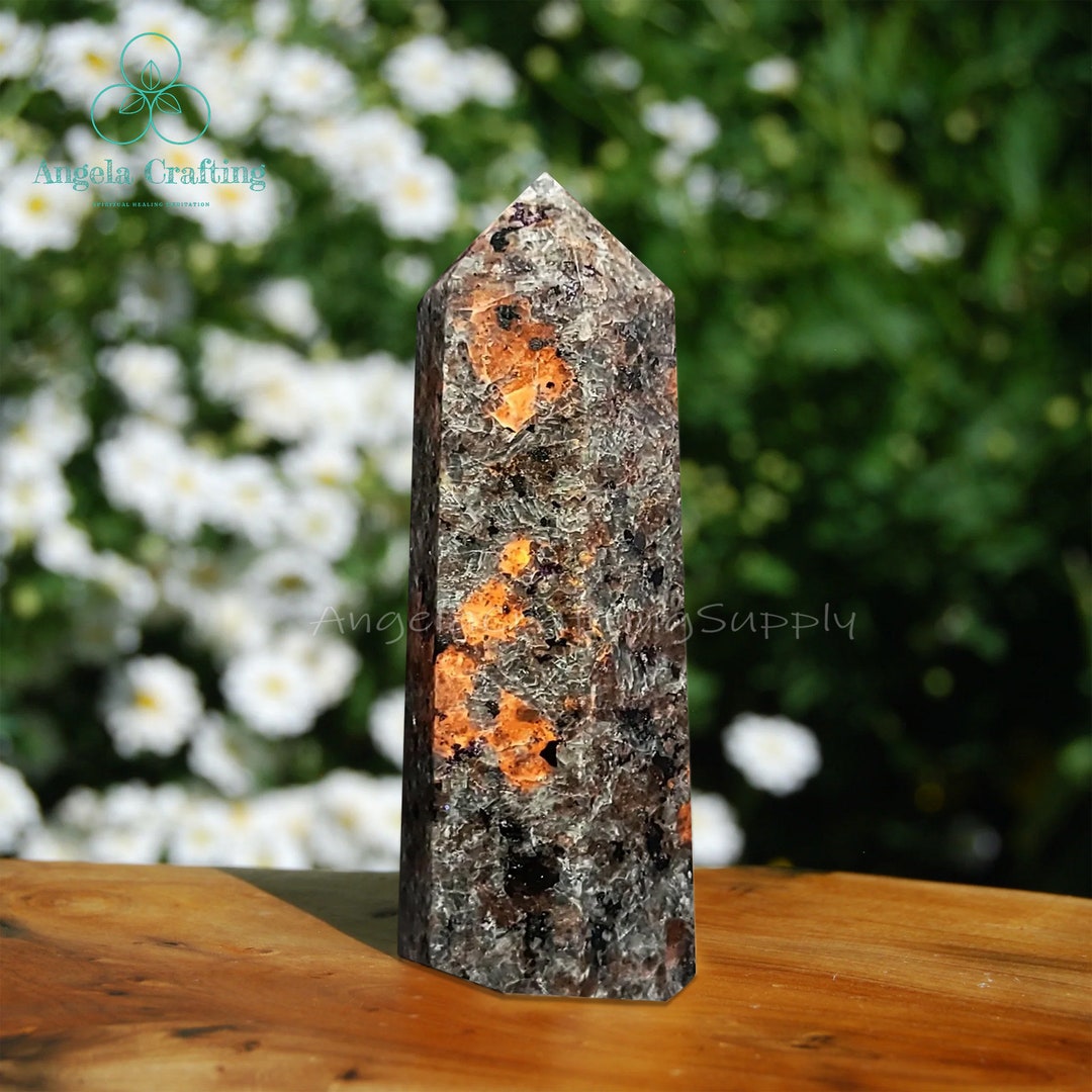 Emberlite Crystal Obelisk Tower Points, Emberlite Stone Crystal Reiki ...