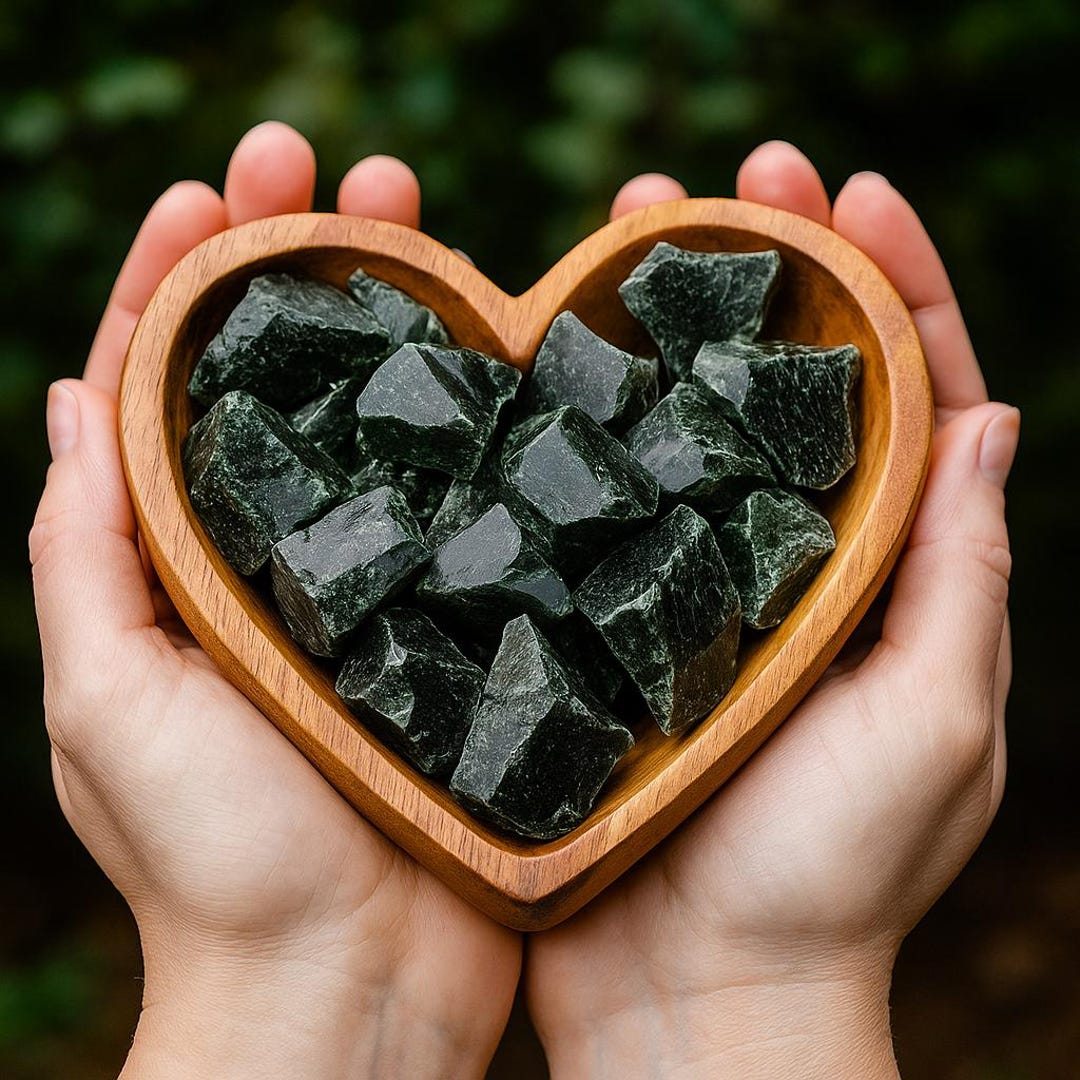 Green Goldstone Rough Stone - Raw Goldstone Slice - Green Goldstone ...