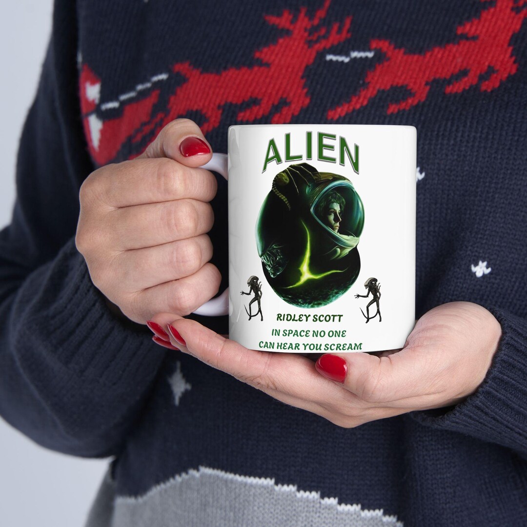 Vintage Alien Movie Mug (1979), Xenomorph, Sci-fi Coffee Mug in 11 Oz ...