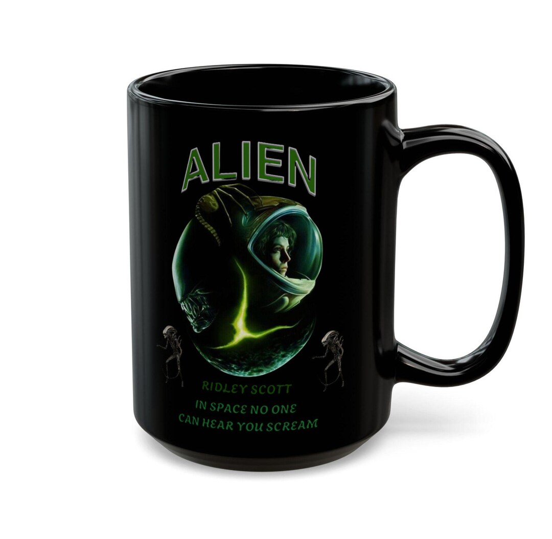 Vintage Alien Movie Mug (1979), Xenomorph, Sci-fi Coffee Mug in 11 Oz ...